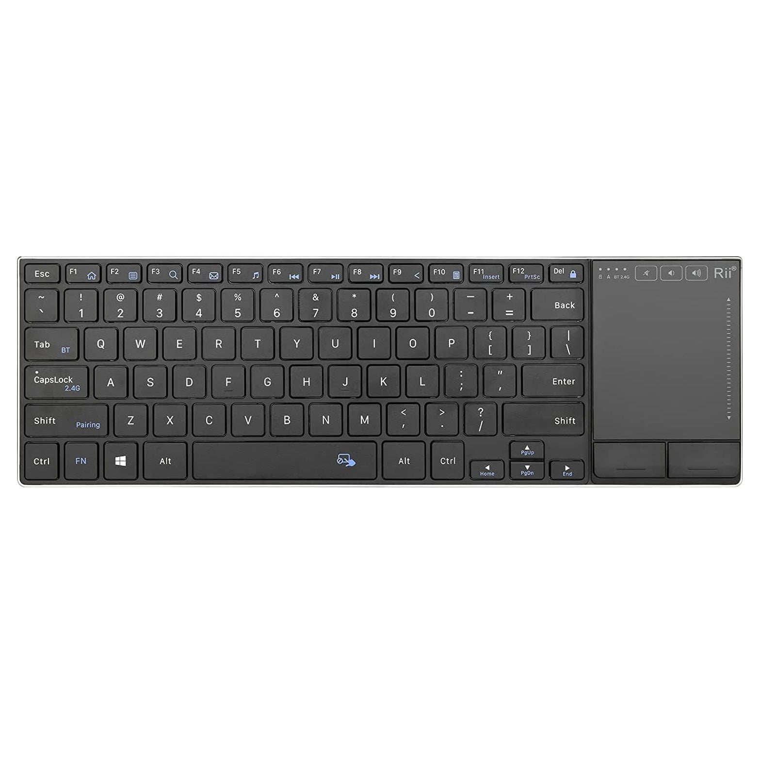 Rii K22 Wireless Bluetooth Keyboard with Touchpad – Clutch Racing